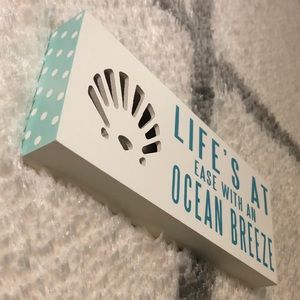 Ocean Breeze | Accents | Wooden Table Sign Ocean Breeze Collection ...